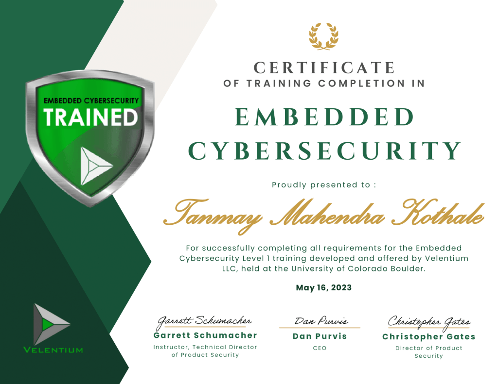 Tanmay Mahendra Kothale – an Electrical Engineer